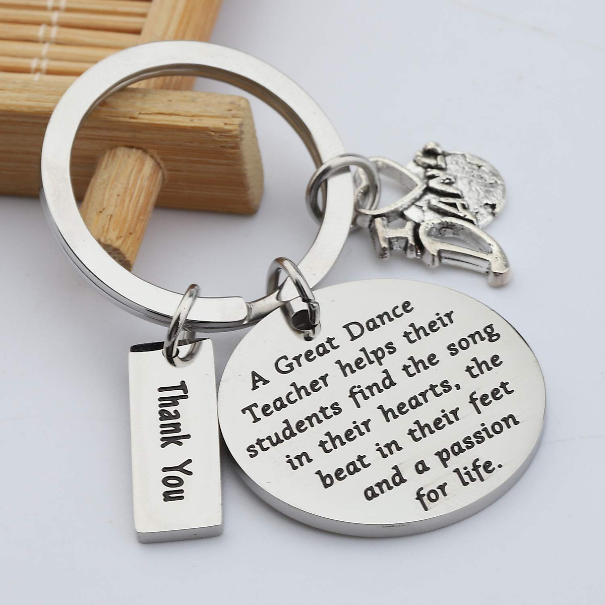 Dance Teacher Gifts Keychain Dance Instructors Gifts Dance Jewelry Gifts Thank You Dance Coach Gifts Love To Dance Charm (keychain)