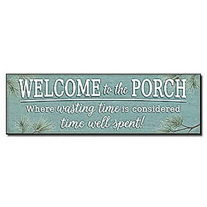 My Word! Welcome To The Porch Decorative Home Décor Wooden Signs