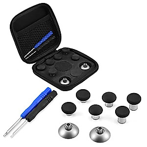 Thumb Stick, High Accuracy Canvas Cloth Case 3 Pairs Fast Reactions Joystick Button Replacement for Replacement for for Game Console