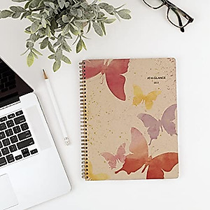 AT-A-GLANCE 2023 Weekly & Monthly Planner, 8-1/2" x 11", Large, Recycled, Watercolors (791-905G)