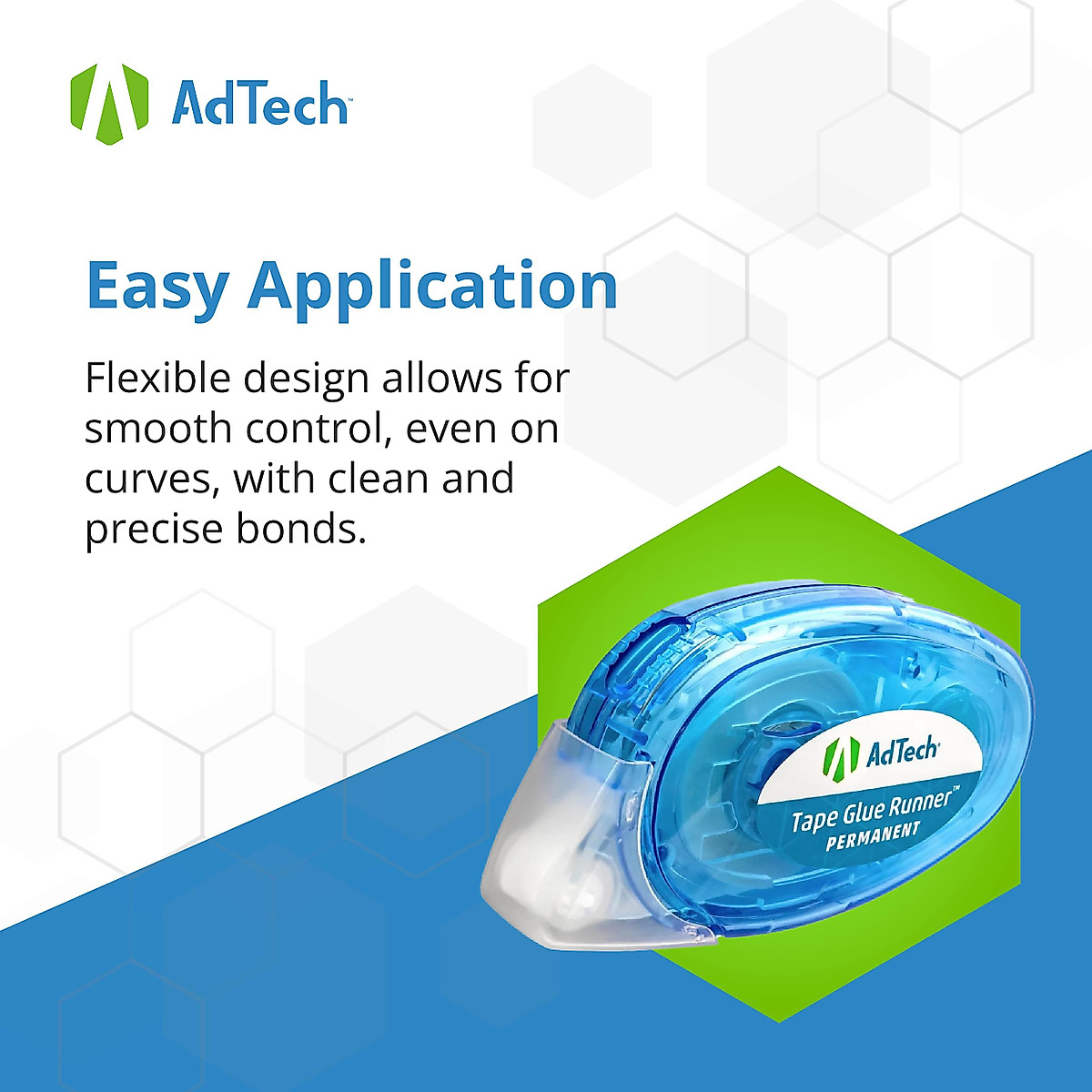 Adtech 05603 Glue Runner Permanent 35 Yards Total - Pack of 3 (4 each)