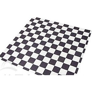 Food Grade Tissue Paper, Black & White Check