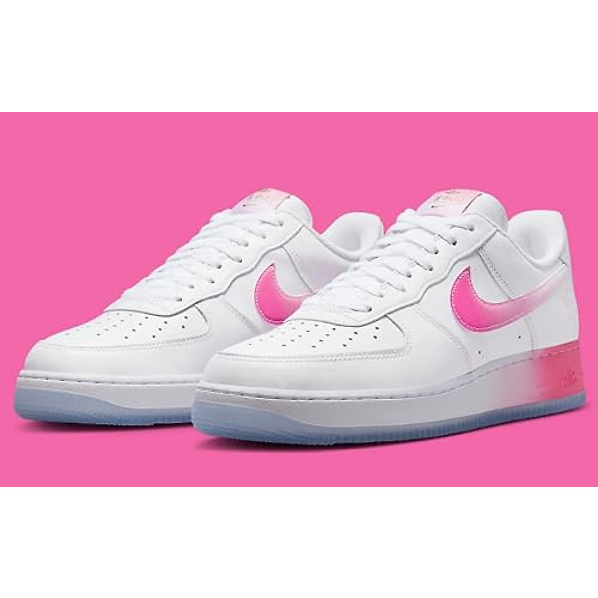 Nike Men's Air Force 1 07 PRM White/Lotus Pink-Yellow Gold (FD0778 100) - 11