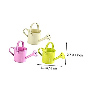 YARNOW 9 pcs Gardening Kettle Ornament metal spray bottle small indoor watering can tools mini waterer can watering cans water spray cans mister for plants simple watering pot