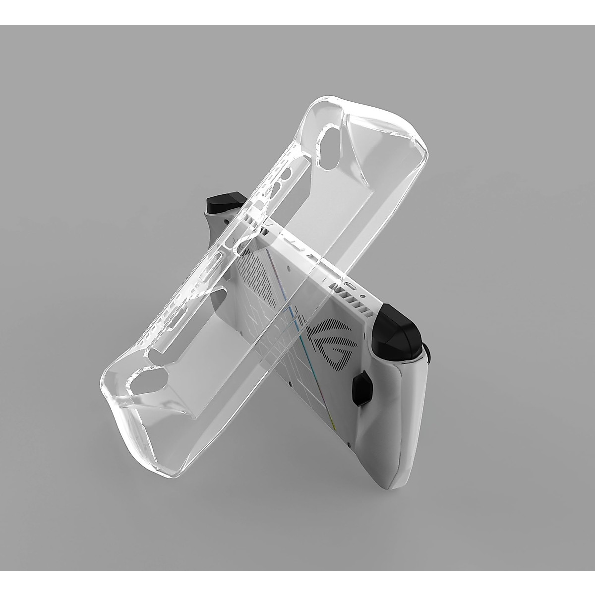 Miimall for ROG Ally TPU Clear Case, Snugly Fit Anti-Slip Shockproof Anti-Scratch Protective Cover Case for Ally Gaming Handheld 2023