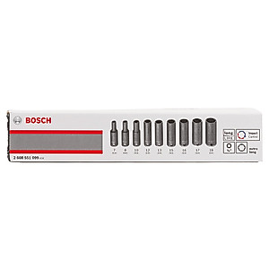 Bosch 2608551099 Nutsetter -Set 3/8'' 9 Pcs
