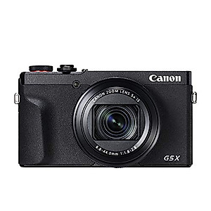 Canon PowerShot G5 X Mark II Digital Camera w/ 1 Inch Sensor, Wi-Fi & NFC Enabled, Black (3070C001)