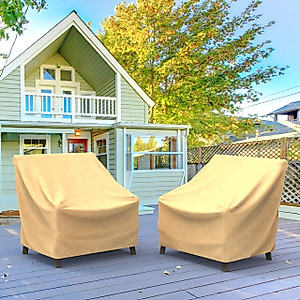 EmpirePatio Classic Nutmeg Outdoor Patio Chair Cover, 39" H x 37" W x 41" Deep