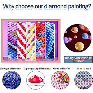 WUDWL Diamond Painting Kits for Adults - sea Turtle DIY 5D Diamond Art Kits Full Drill Diamond Dots Paintings with Diamonds Gem Art and Crafts Home Decor 【13.78x13.78inch】