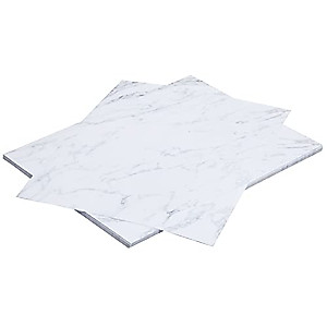Decorative Marble Paper, Fancy Printer-Friendly Stationery for Resume, Certificate, and Menu (Letter Size, 8.5x11 Inches, 48 Sheets)