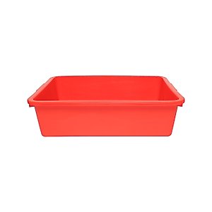 TrueCraftware 19-1/2" x 15-1/2" x 5-3/8" Utility Kitchen Bus Box/Tub/Bin with Outer Lips- Heavy Duty Plastic Restaurant Tub/Dish Washing Basin Tub for Kitchen Home Restaurants