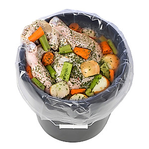 5 Gallon Bucket Liner Bags for Marinating and Brining, Food Grade, BPA Free, Extra Heavy Duty Leak Proof (10 pack)