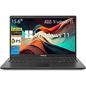 ASUS 2023 Newest Vivobook, 15.6" FHD IPS Thin and Light Laptop, Intel 4-Core i5-1135G7 (Up to 4.2 GHz, Beat i7-1185G7E), 16GB RAM, 512GB SSD, Iris Xe Graphics, Webcam, Bluetooth, WiFi, Win 11 Home