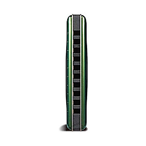 WAAZVXS C-20 Diatonic Harmonica 10 Holes Blues Harp Key Of C Olive Green Professional Musical Instruments C20 (Color : Key of D)