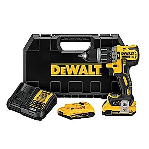 DEWALT 20V MAX* XR Hammer Drill Kit, Tool Connect Bluetooth (DCD797D2)