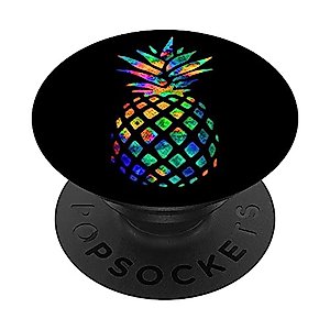 Pineapple Tropical Fruit for Summer Vibes Lovers PopSockets Swappable PopGrip