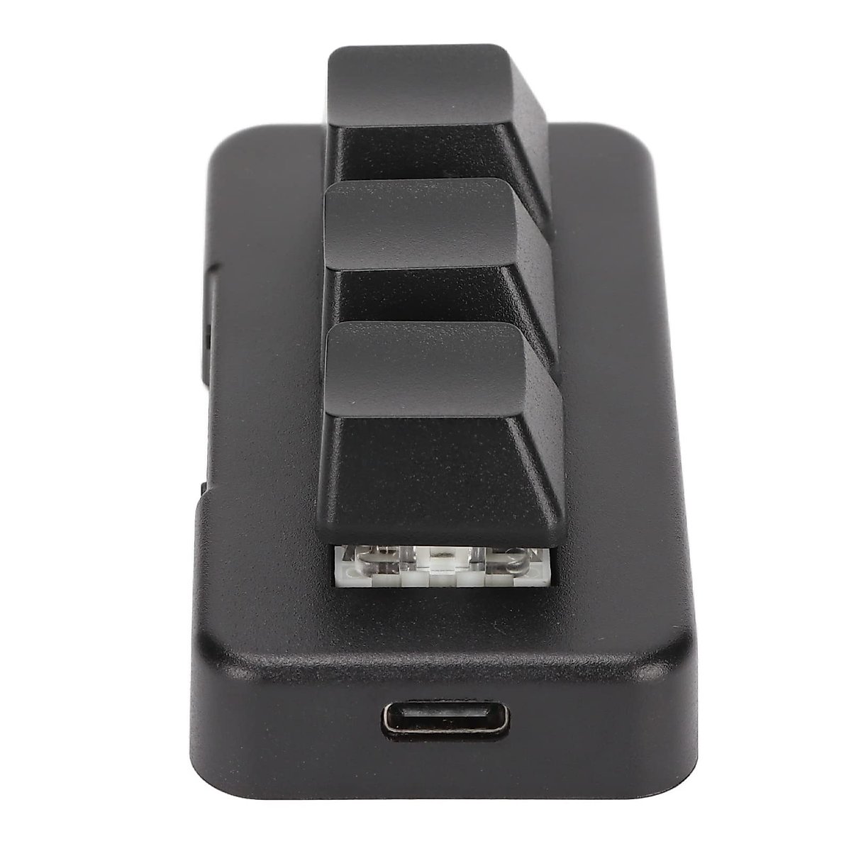 Zyyini Mechanical Keyboard, USB Mini 3 Keys Keyboard RGB Mechanical Gaming Keyboard, Wired//BT 3 Mode Connector, HID Programming Macro for Dos,for Windows,for Android