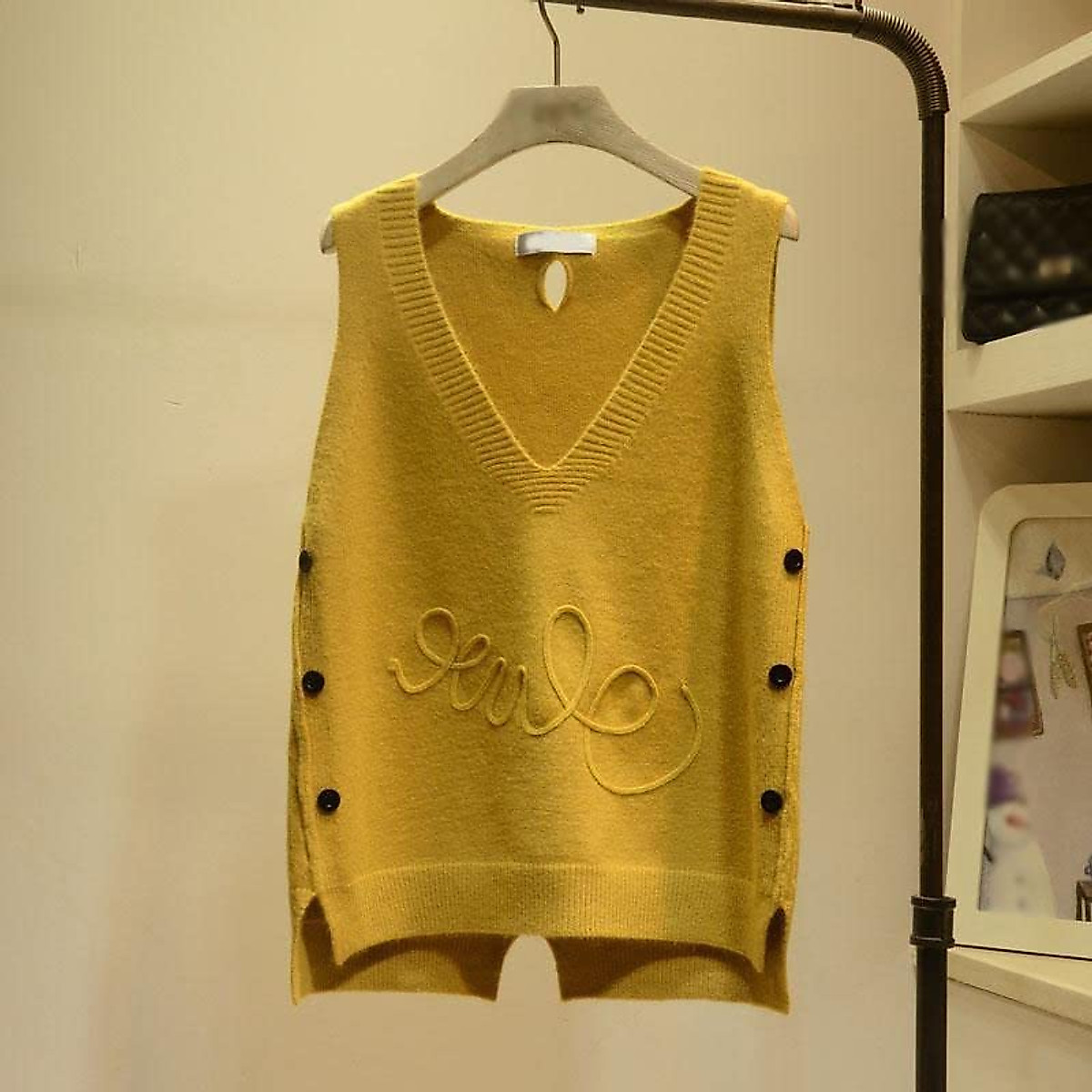 OQHAIR 20FT/6M 30 LED Solar Dragonfly Lights Waterproof Solar Fairy Lights for Garden (Yellow XL Code)