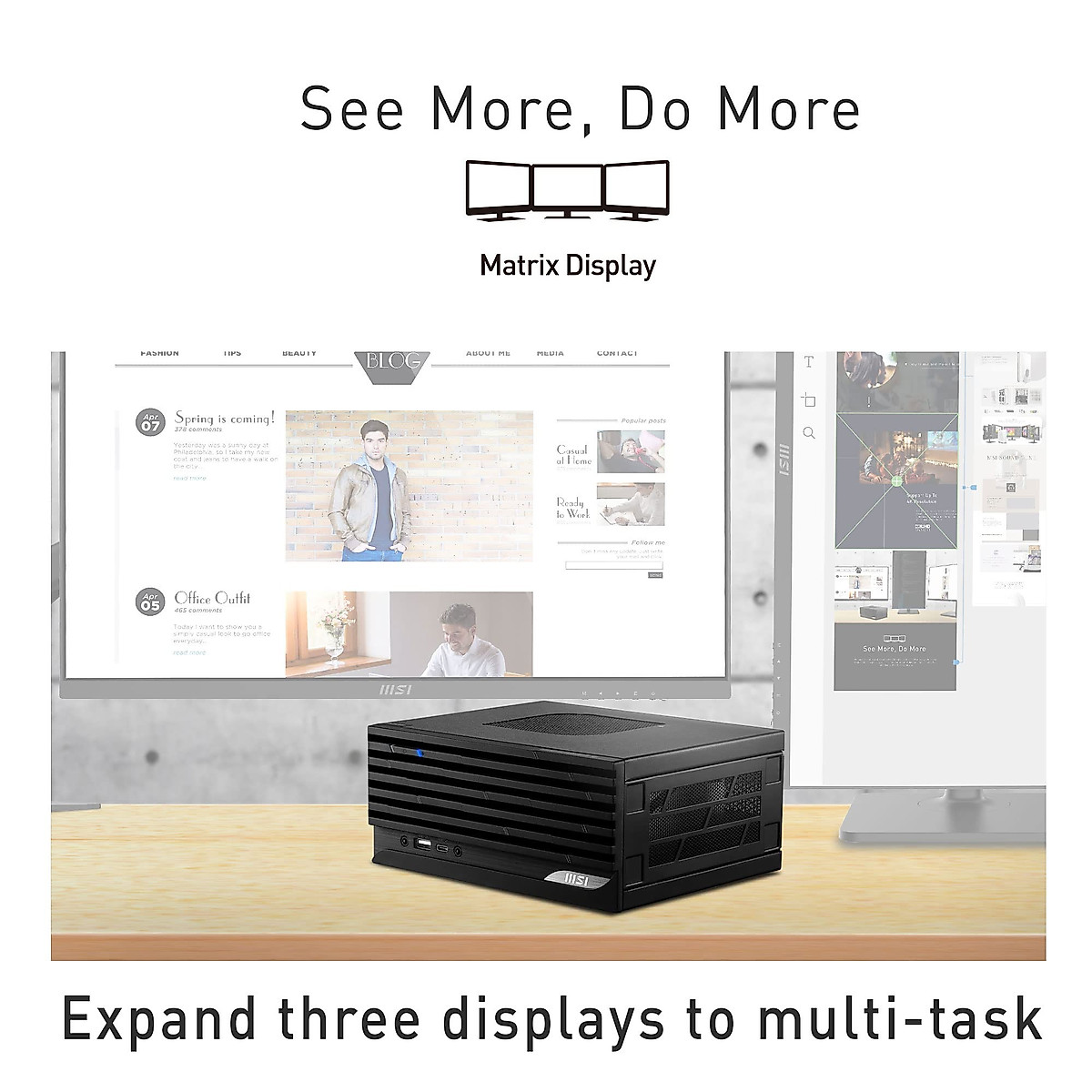 MSI PRO DP20ZA Desktop, AMD Ryzen R7-5700G, Radeon Vega 8, 16GB' Memory (Dual-CHL), 500GB SSD, AC3168, USB Type-C, Windows 11 PRO, 3-YR Onsite Warranty (5M-225US)