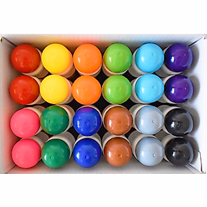Yuanhe Bingo Daubers Dot Markers - Mixed Colors Set of 24 Pack-12Colors