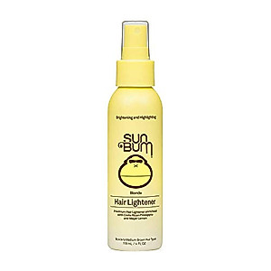 Sun Bum Blonde Formula Hair Lightener, 4 oz Spray Bottle, 1 Count, Blonde. For Blonde to Medium Brown Hair Types