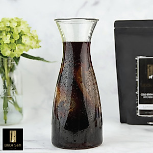 Birch Glen Roasters Ready to Go Cold Brew Coffee Bags - 4 Packets of Medium Roast Coarse Ground Coffee- No Machine Needed, Ready to Go Easy Cold Brewing Bags for Pitcher Servings- 100% Arabica Coffee - Kosher