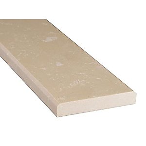 Window Sill and Door Engineered Marble Threshold Polished Double Beveled Maintenance Free, Stain Resistant (Beige Botticino)