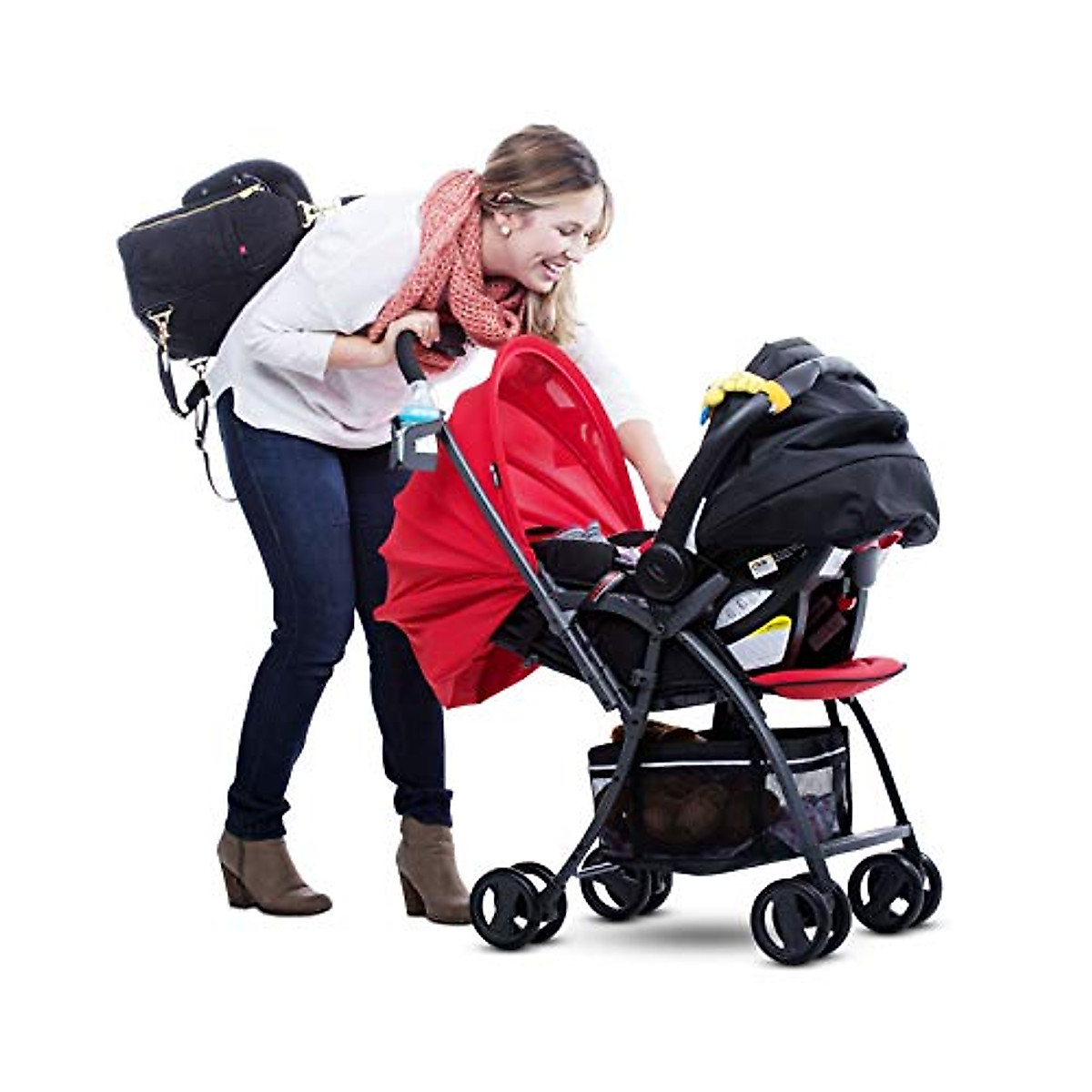 Joovy Balloon Stroller, Red