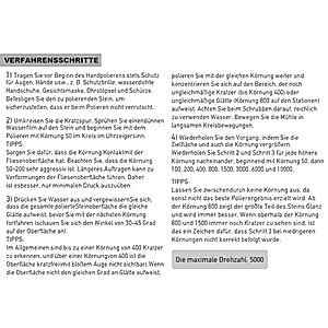 Waies 11 Packs 5 Inch Diamond Polishing Pads with 5/8"-11 Backer Pad 9 PCS Wet/Dry Polish Pad Kit for Drill Grinder Polisher 50-10000 Grit Pads for Marble Tile Quartz Granite Concrete Countertop