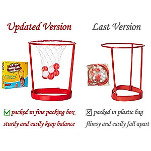 90shine Christmas Gag Gifts Headband Hoop Ball Game White Elephant Exchange Party Xmas Holiday Fun Carnival Activities