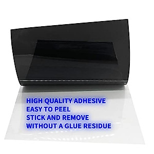 Birllaid Light Dimming Stickers,4Pcs Light Blocking Stickers LED Cover Filters, 8 X 4 Inch Light Dimming Sheets for Electronics,Alarm Clock, Radio, Cable Box, Monitor, LED Number Readable