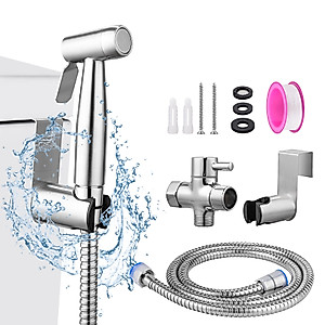 ZHQIAN Multifunctional Handheld Bidet Spray kit, Suitable for Women's Washing, Diaper Cleaning, Baby Washing, Pet Shower etc - Easy to Install