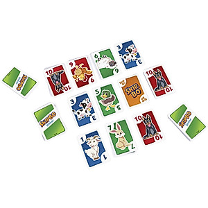 Mattel Games Skip Bo Junior Card Game in with 2 Levels of Play, 112 Cards, Sequencing Entertainment for 2 to 4 Players Ages 5 Years & Older
