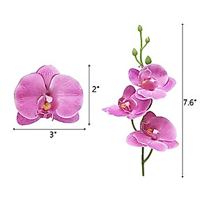 LARDUX12 PCS Artificial Flowers & 12 PCS Floating Candles