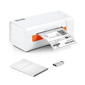 VEVOR Thermal Label Printer, Shipping Label Printer for Width of 1.57" - 4.25" Labels, w/Japanese Rohm Printer Head & Auto Label Recognition, Compatible w/USPS, Amazon, Ebay, Etsy, UPS,etc