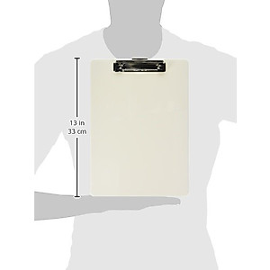 OIC Low-Profile Clip Plastic Clipboard