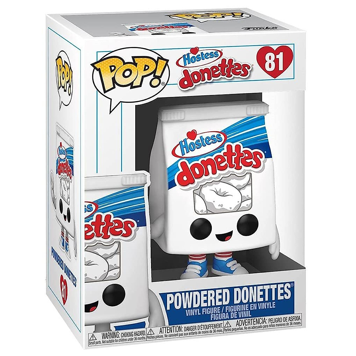 POP Ad Icons: Hostess - Donettes Funko Pop! Vinyl Figure (Bundled with Compatible Pop Box Protector Case), Multicolored, 3.75 inches