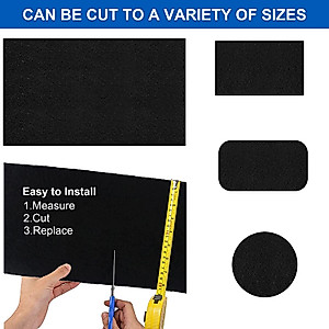 JASENG 2 Pack Carbon Pre Filter 48"x8" Cut to Fit Compatible with Honeywell Air Purifiers Universal Replacement Activated Charcoal Pad Air Filter fits Furnace Filters Trash Cans and Air Conditioner