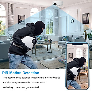Hidden Camera Wireless WiFi Security Camera Mini HD 1080P Spy Cam with Night Vision and Motion Activated Camera Video Recorder Nanny Cam Indoor/Outdoor