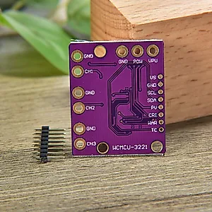 Comimark 1Pcs I2C INA3221 Triple-Channel Shunt Current Voltage Monitor Sensor Re INA219 Module