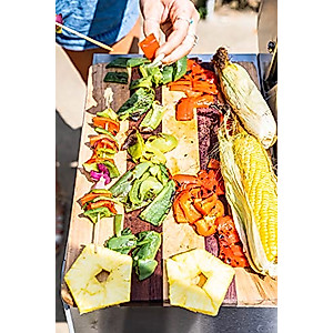 Monument Grills Larger 4-Burner Propane Gas Grills Stainless Steel Cabinet Style with Rotisserie Kit