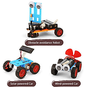 STEM Kits for Kids Age 6-8 8-12, 6 7 Year Old Boy Birthday Gift, Crafts for Boys Robot Building Kit 5-7, STEM Toys Science Experiments Activities Engineering Projects, Unique Gifts for 8 9 10 11 12 +