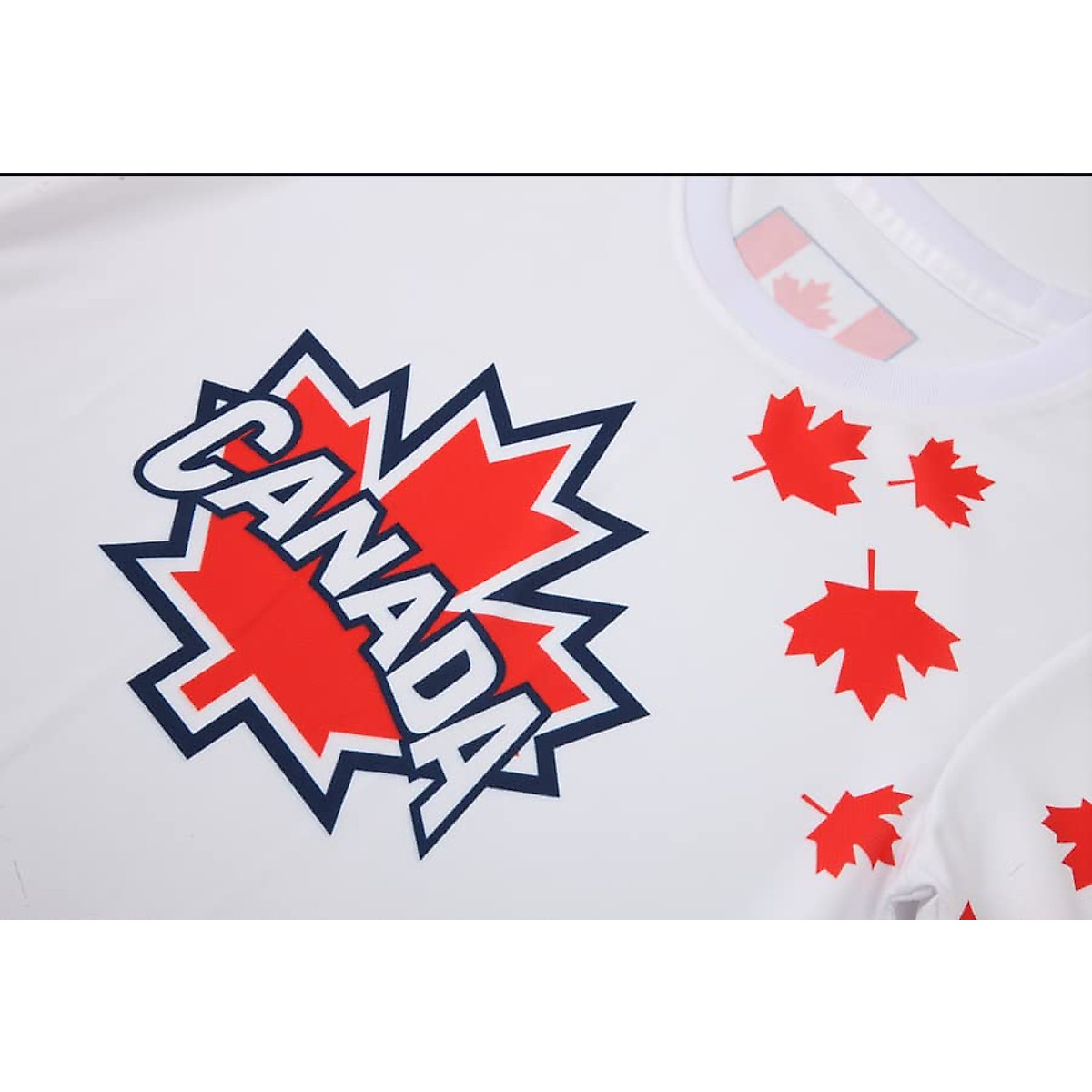 dreamecho Canada Sports Soccer Football Boys Kids Youth Jersey Shirt Kit Shorts Set (Age 8-10 Yr)