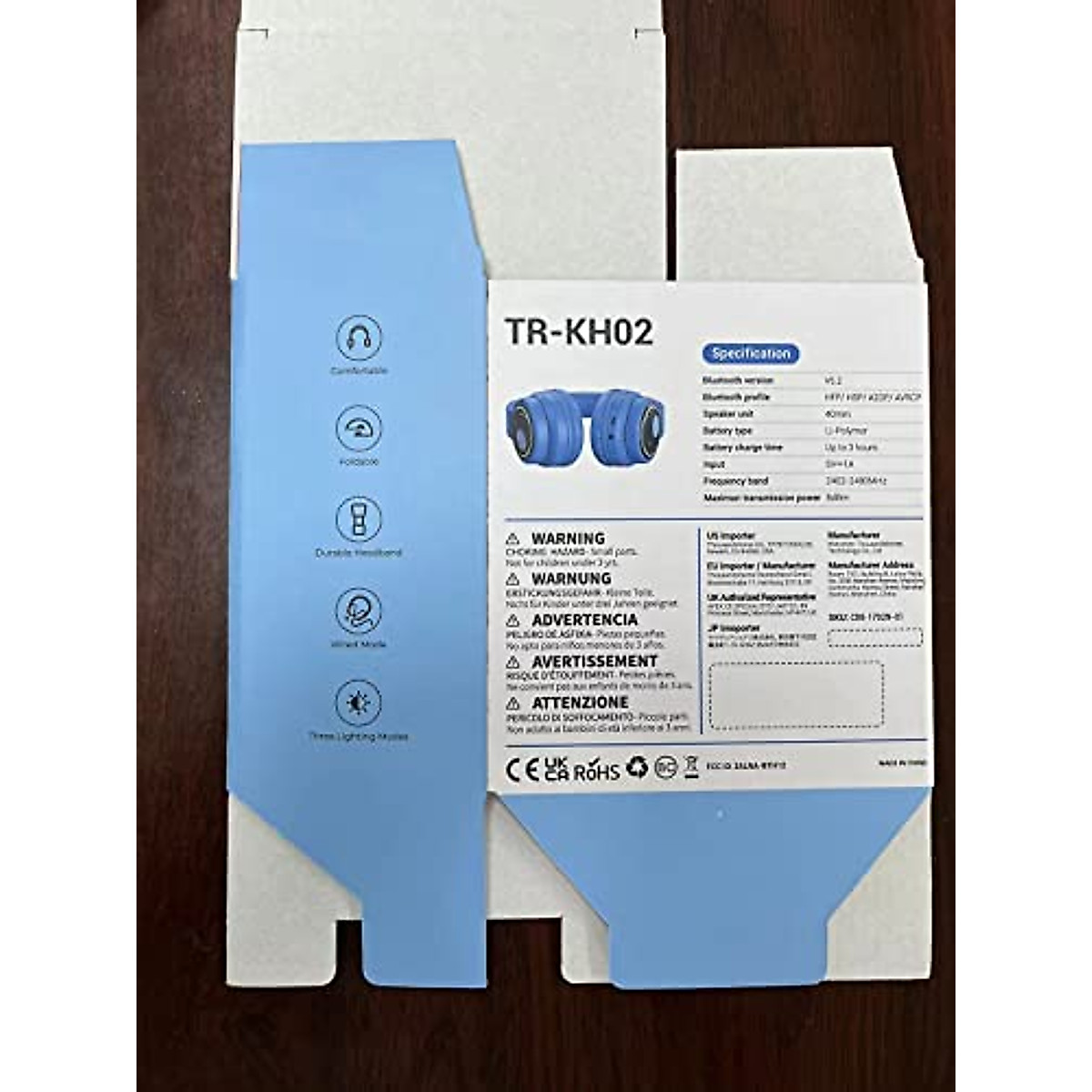 Tribit Kids Headphones Wired with Microphone, Starlet01 Safe Sound Tech 85/94dBA Volume Limited, SharePair, HiFi Stereo Foldable Over-Ear Headphones for Kids for School/Travel/iPad/Kindle/Switch