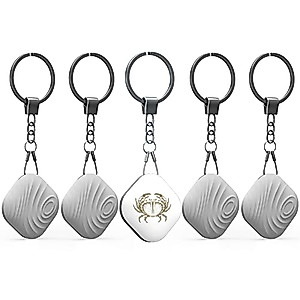 Nutale Key Finder, 5-Pack Bluetooth Tracker Item Locator with Key Chain for Keys Pet Wallets or Backpacks and Tablets
