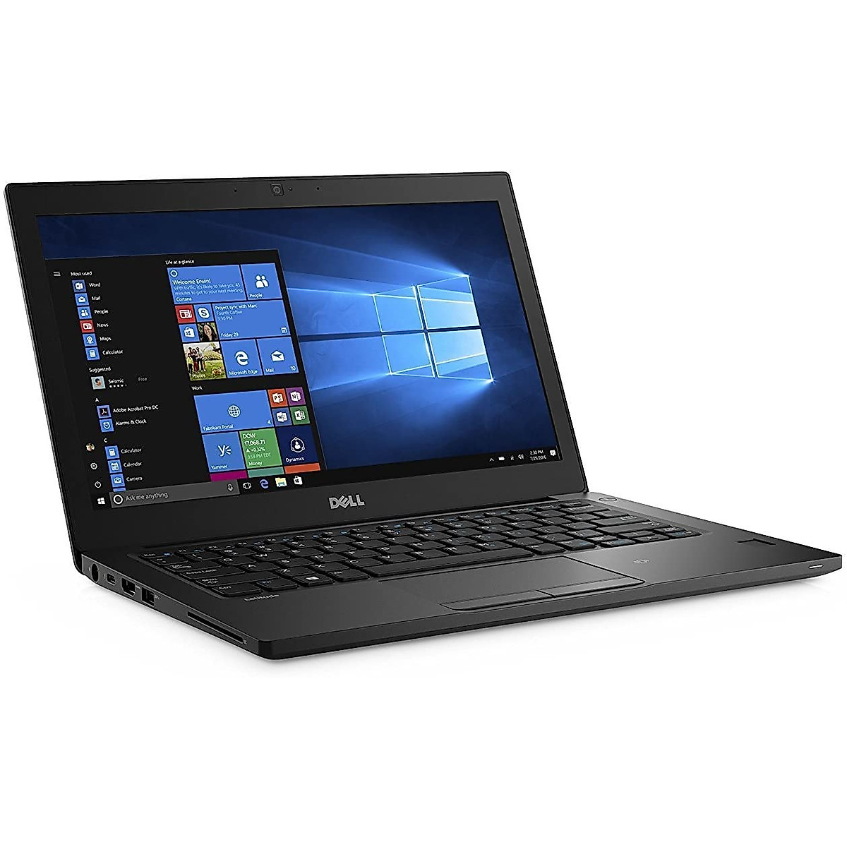 Dell Latitude 7280 FHD Touch Screen, Intel Core i5-6300U X2 2.4GHz 8GB 256GB SSD 12.5 inches, Black (Renewed)