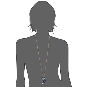 Betsey Johnson Elephant Long Pendant Necklace