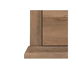 Bush Furniture Yorktown 2 Drawer Lateral File Cabinet in Reclaimed Pine