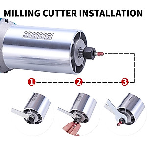 AKYPACH Wood Router Tool Electric Hand Trimmer Laminate Milling Engraving Hand Machine Joiner 110V 800W with 15pcs Trim Router Bits Slotting Carving 1/4" Collets Woodworking Tool