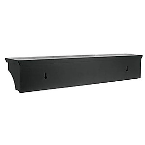 Kiera Grace Contemporary Floating-Shelves, Black